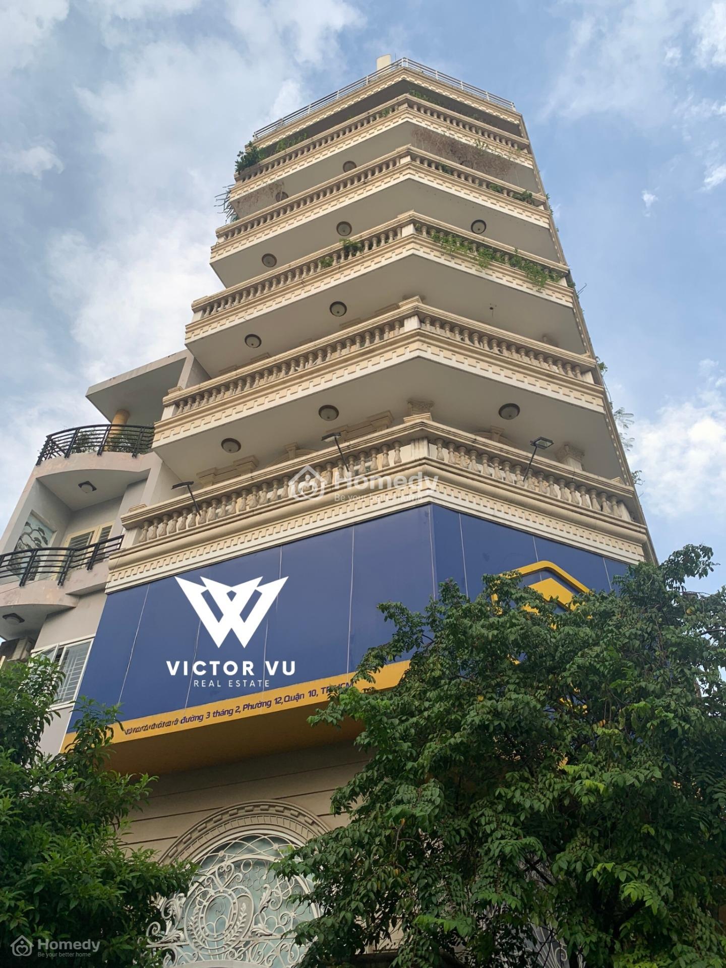 VIP! Cho thuê Tòa nhà Văn Phòng góc 2MT đường 3/2, P12, Q10, DT: